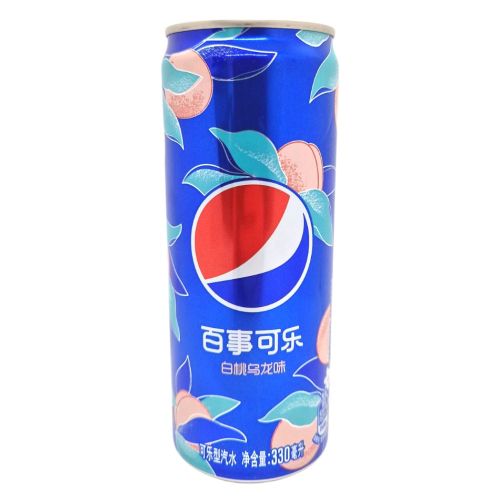 Pepsi White Peach China 330ml - 12er Pack - International Trading ...